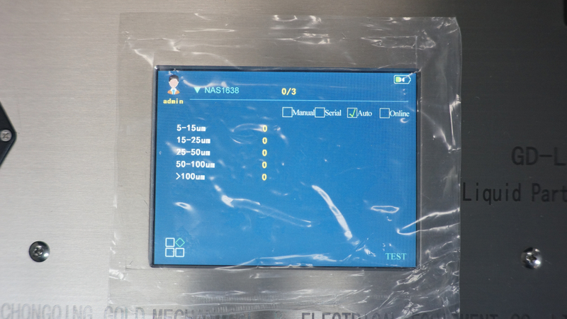 NAS1638 ISO4406 Automatic Liquid Particle Size Counter for Detecting ...