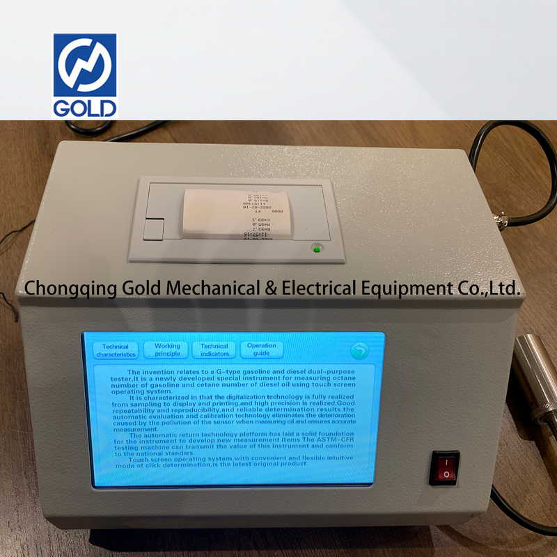 ASTM D613 Desktop Octane Number Apparatus from China manufacturer - Chongqing Gold Mechanical ...
